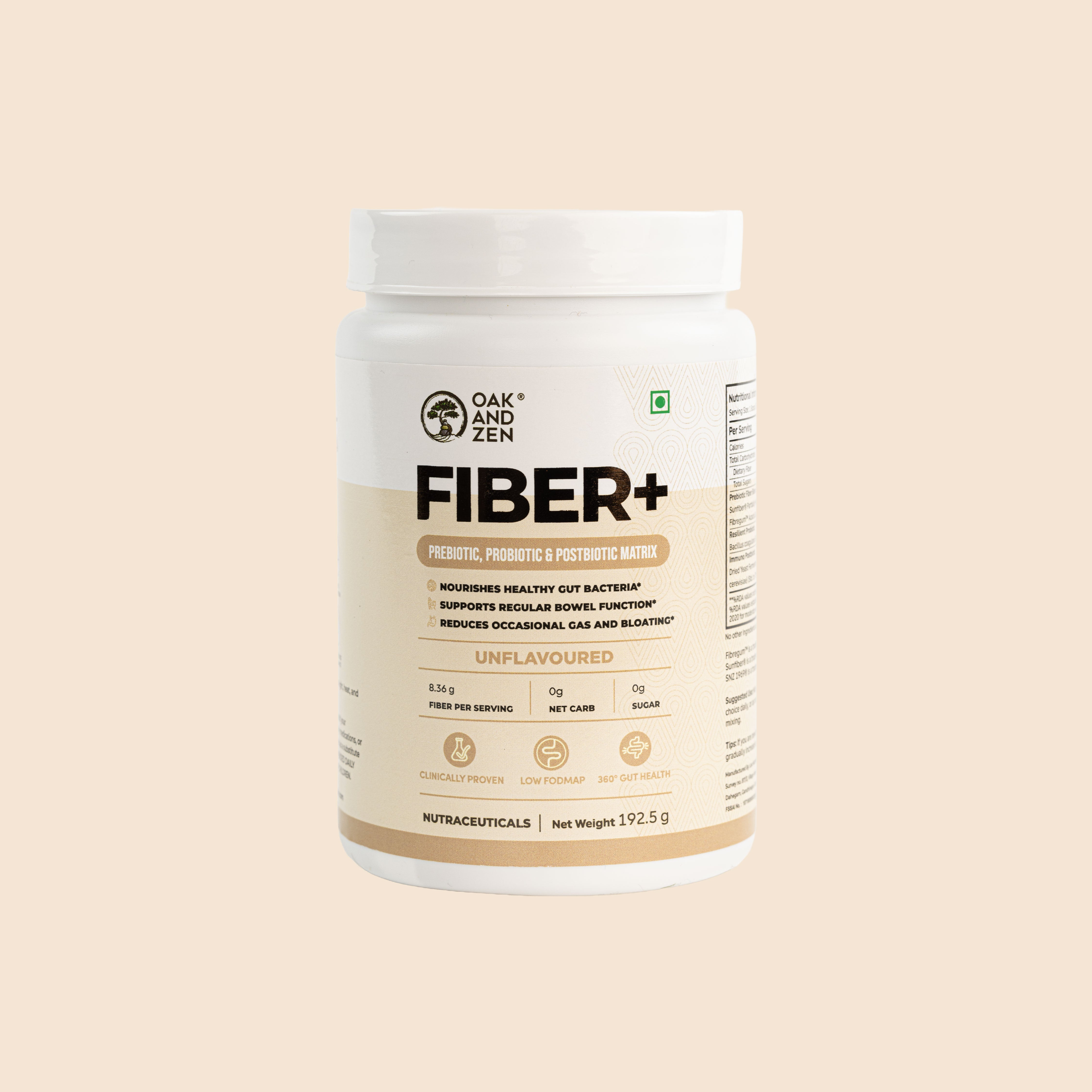 Fiber+ | Unflavoured – Oak and Zen